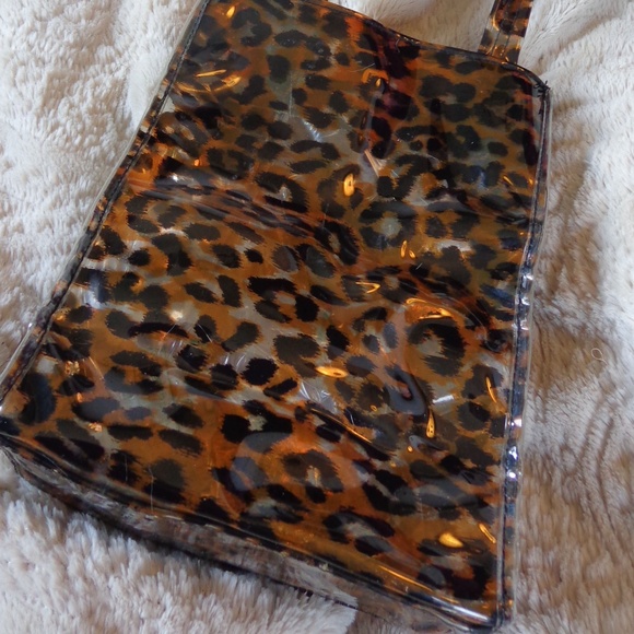 Urban Outfitters | Bags | Plastic Leopard Print Purse | Poshmark